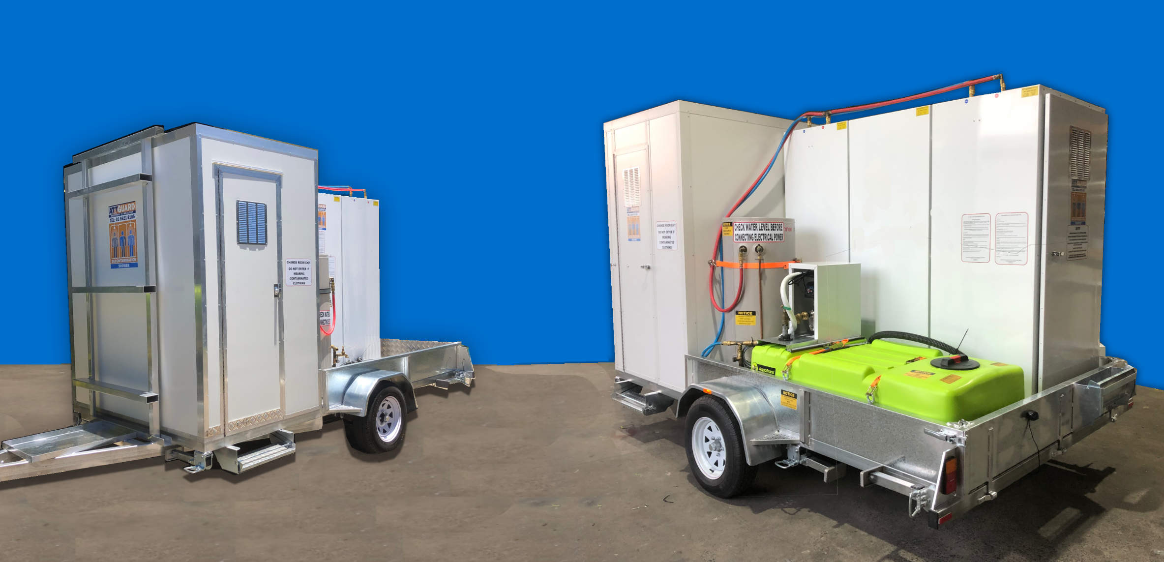Mobile Decontamination Shower - AttGUARD Australian manufacturer of ...